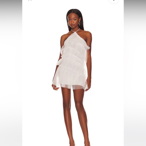 The Bar | Dresses | Nwt The Bar Lou Dress In Sparkle Blanc Size 4 ...